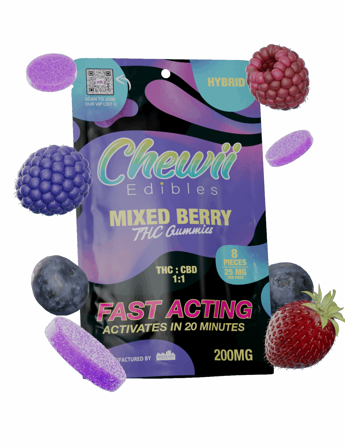 Chewii Edibles - Motor City Cannabites